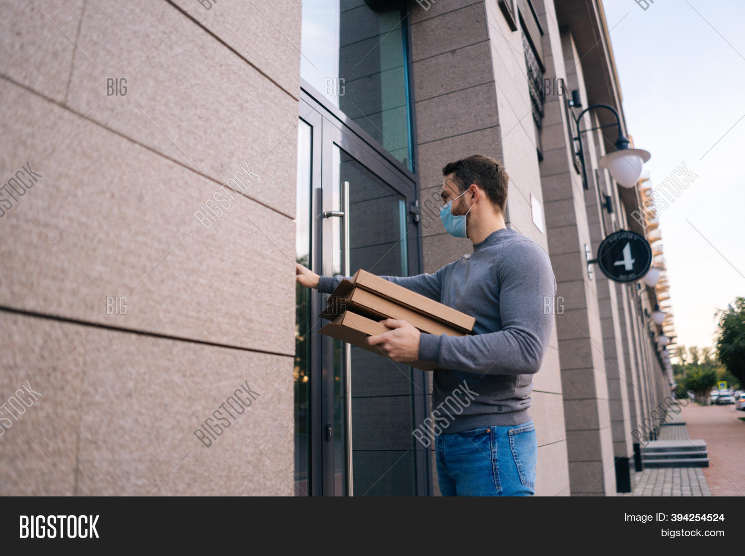 Delivery Man Wearing Image & Photo (Free Trial) | Bigstock