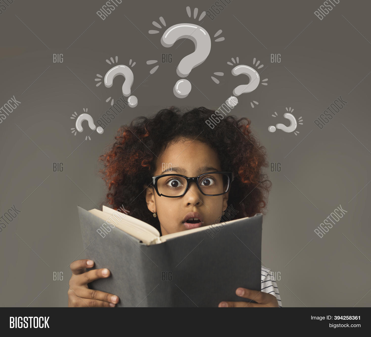 Puzzled Black Girl Image & Photo (Free Trial) | Bigstock