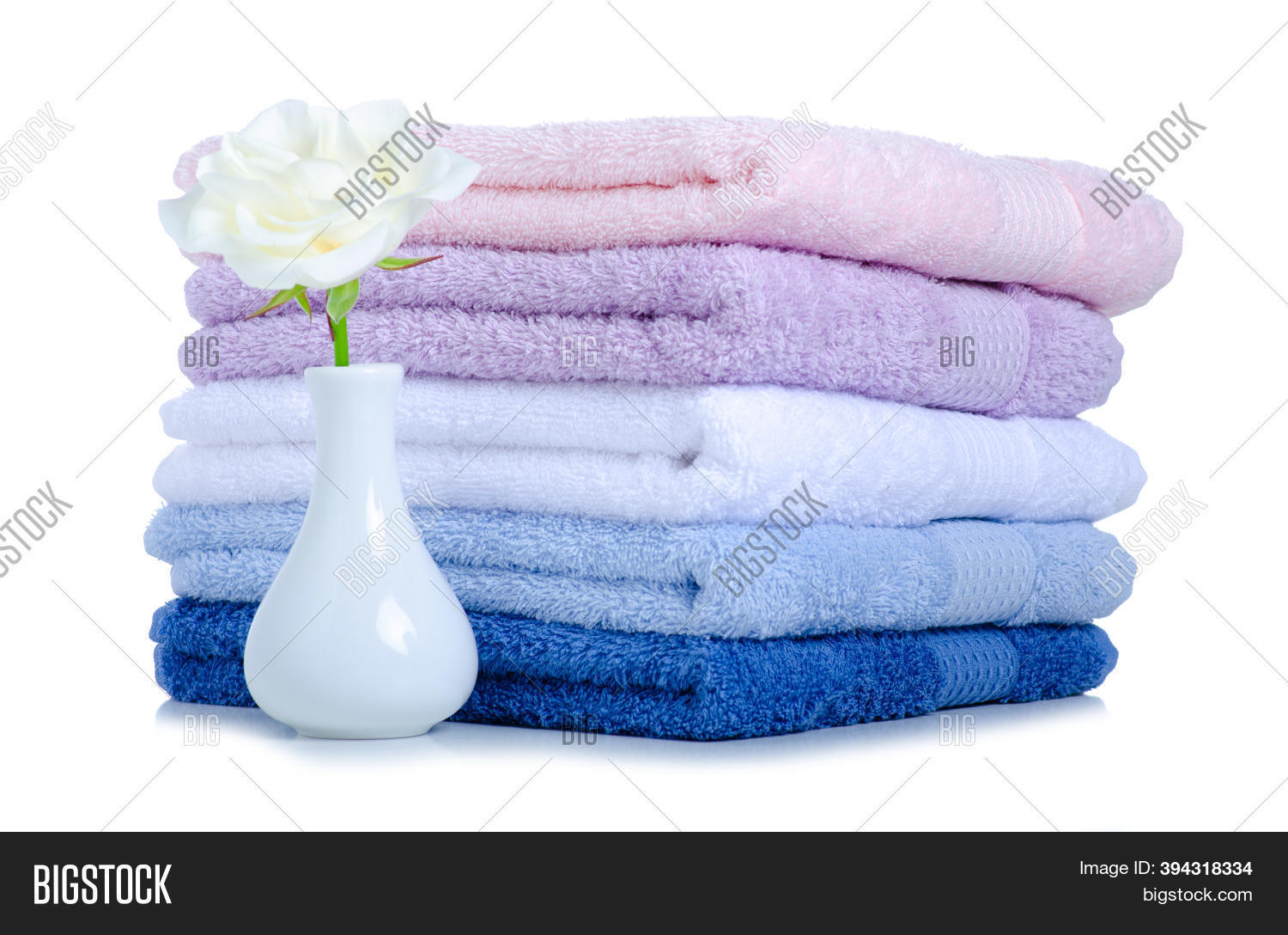 Stack Folded Towels Image & Photo (Free Trial) | Bigstock