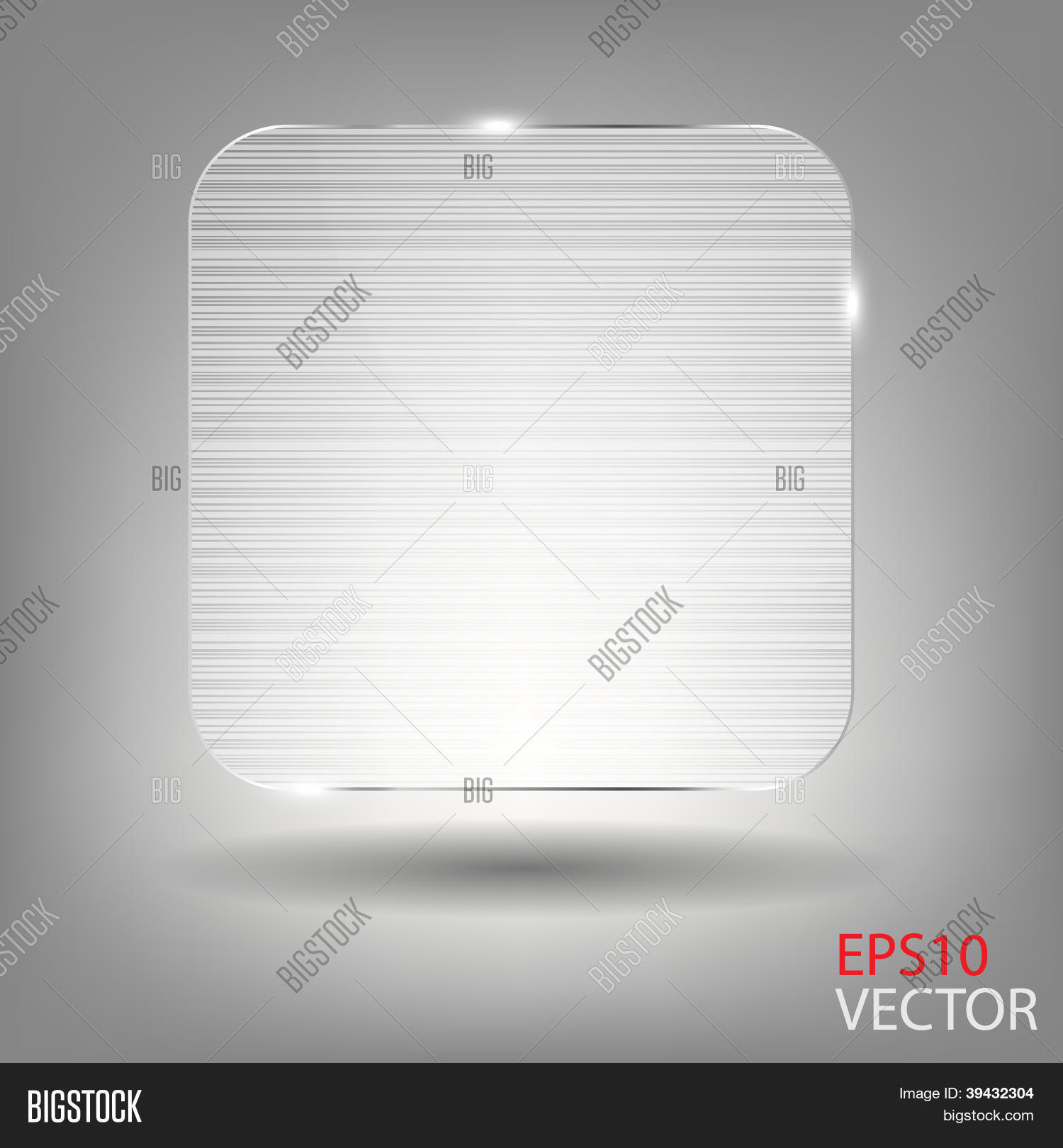 Realistic Glass Frame Vector & Photo (Free Trial) | Bigstock