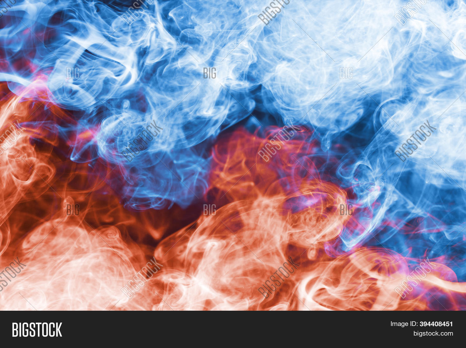 Blue Red Smoke Image & Photo (Free Trial) | Bigstock