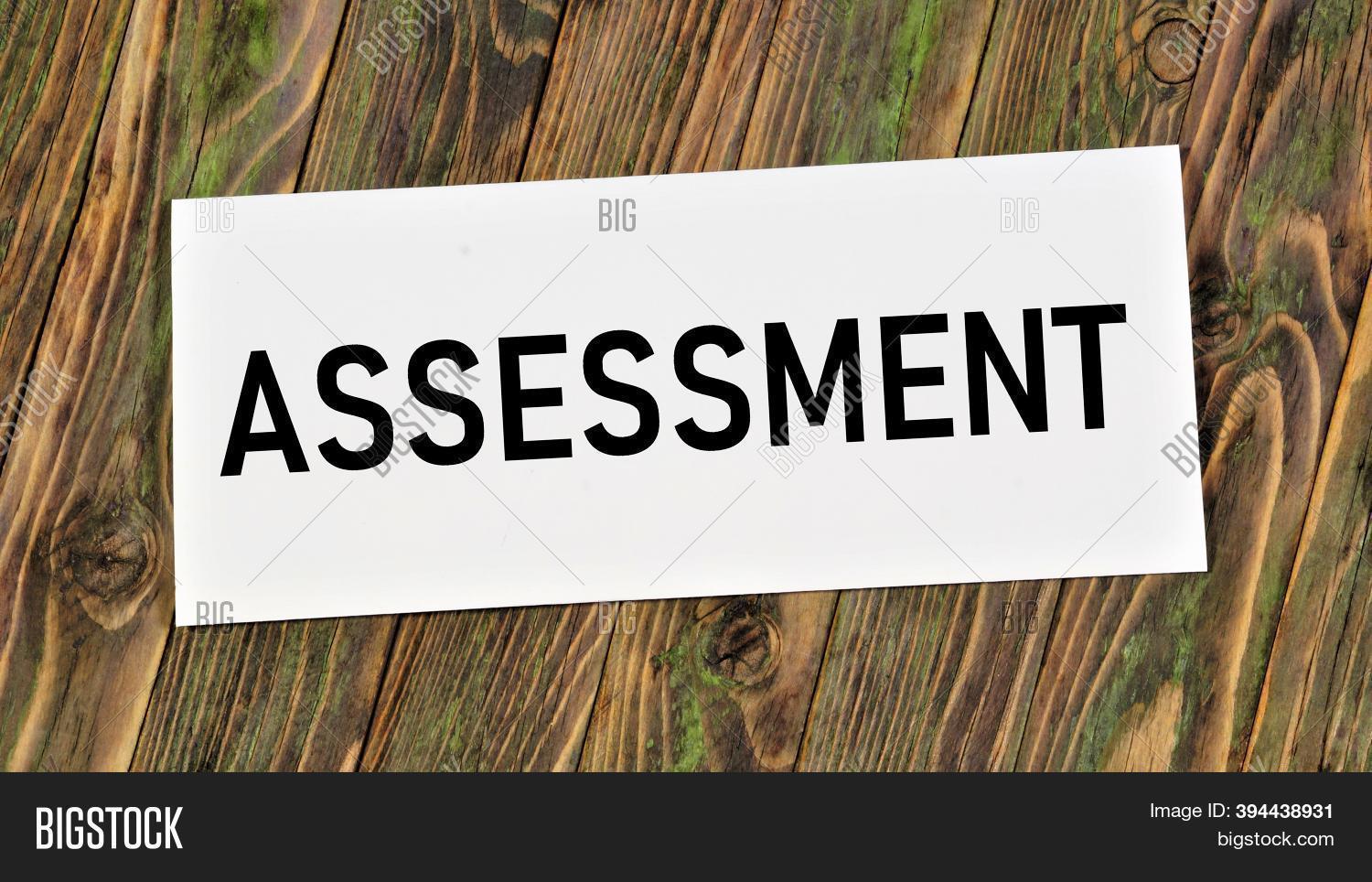 Assessment. Text Image & Photo (Free Trial) | Bigstock