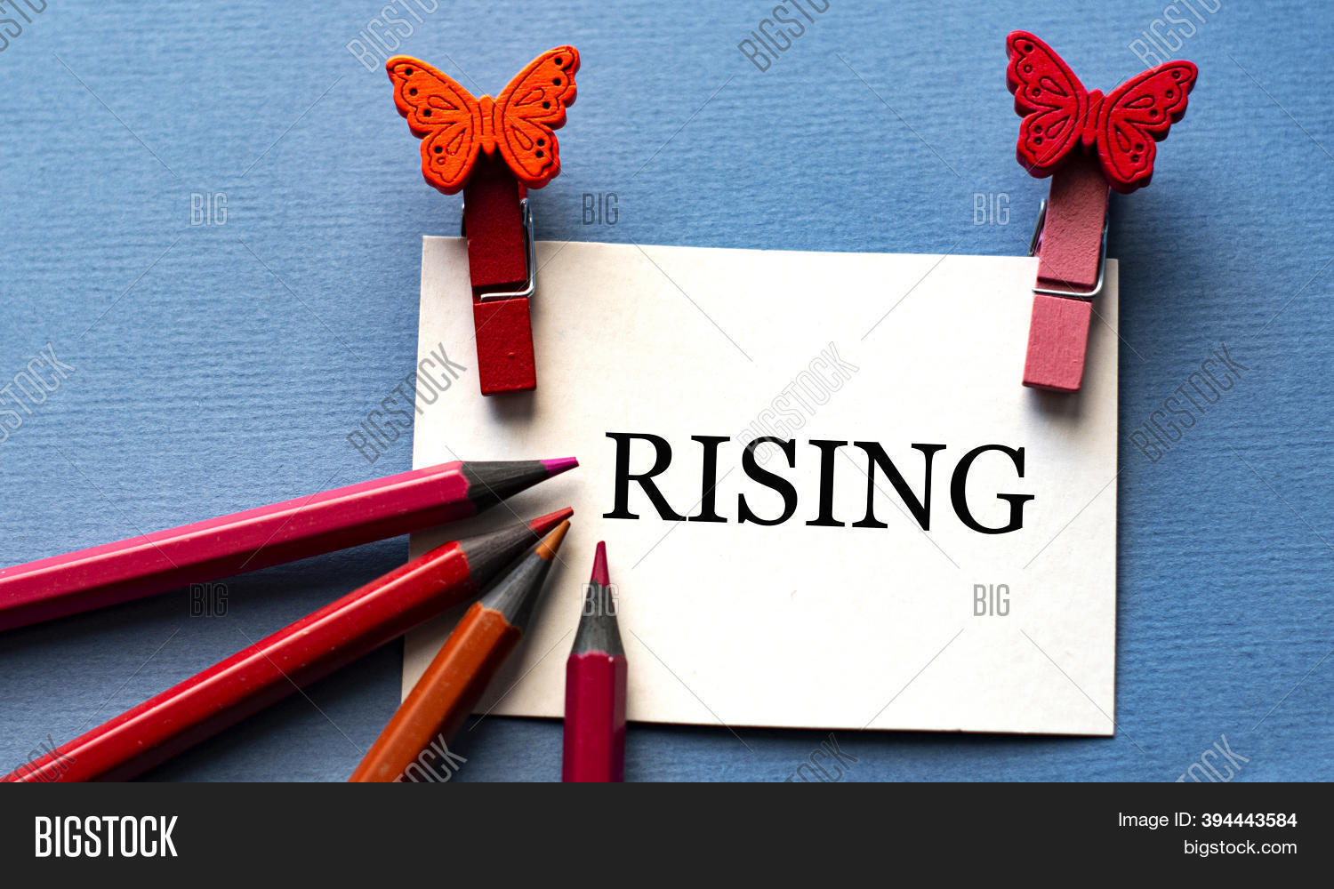 Rising - Word On White Image & Photo (Free Trial) | Bigstock