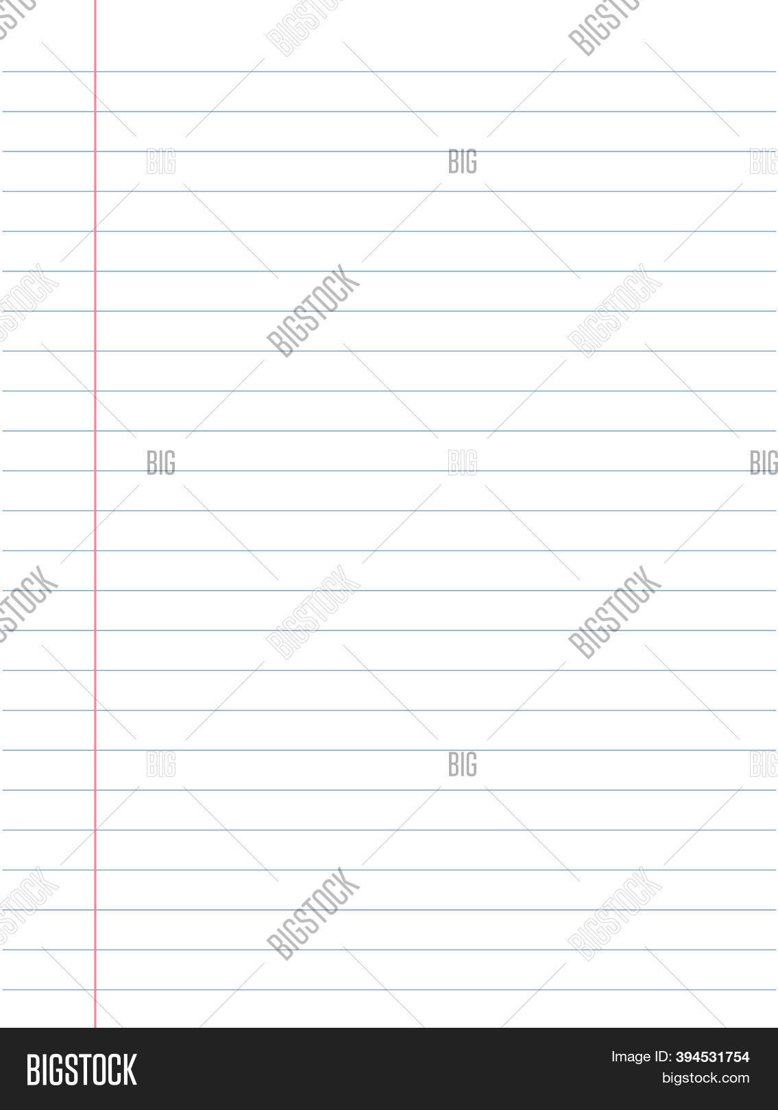Notebook Paper Image & Photo (Free Trial) | Bigstock