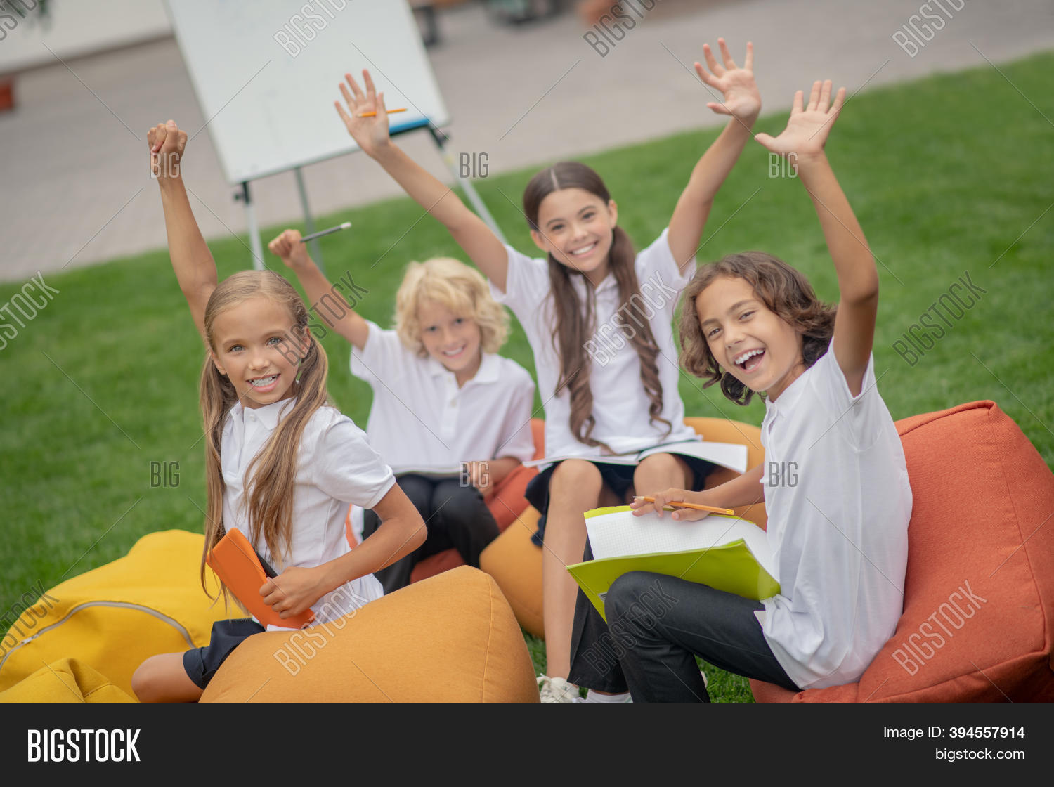 Group Pupils Sitting Image & Photo (Free Trial) | Bigstock