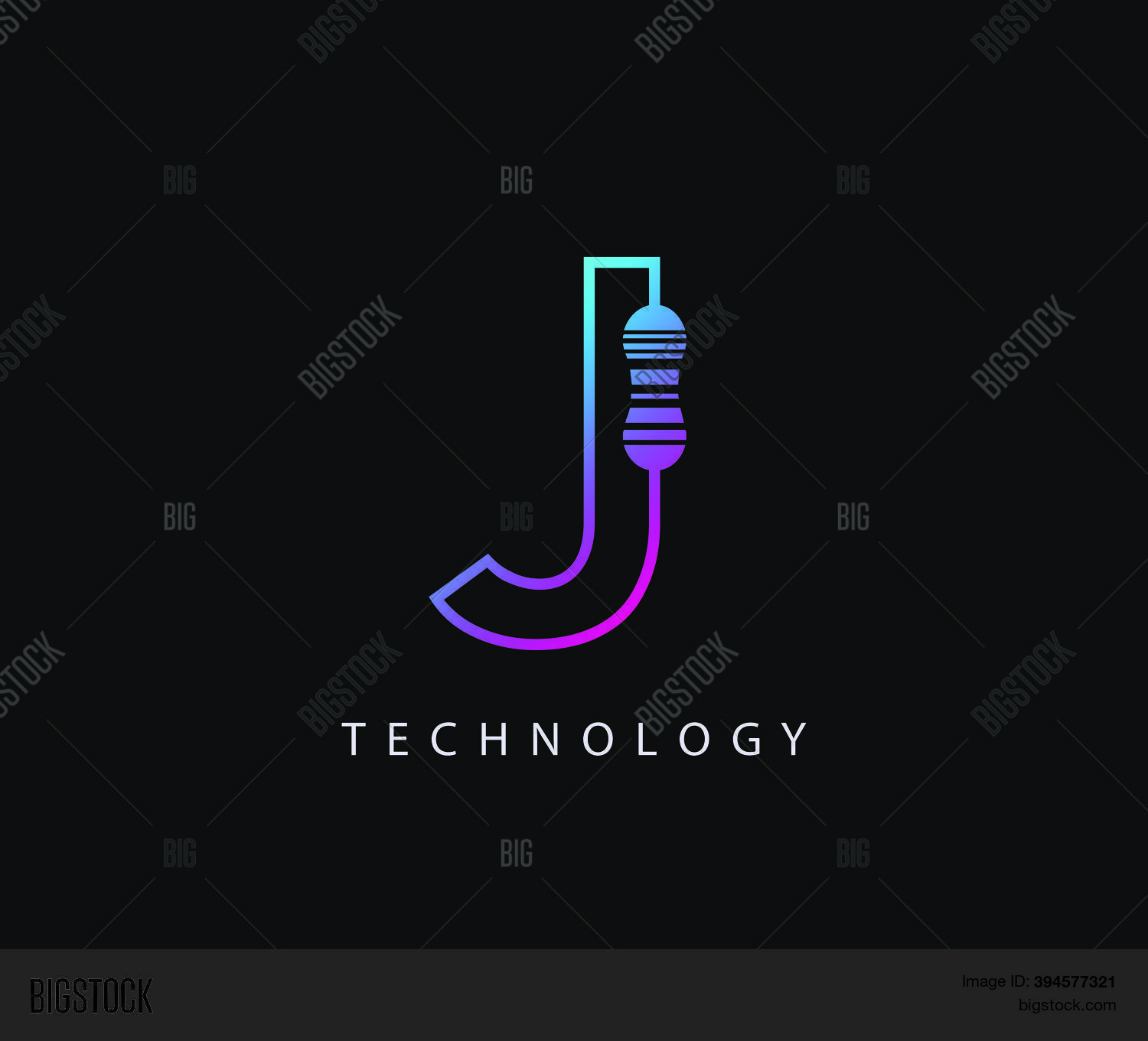 Electrical J Letter Vector & Photo (Free Trial) | Bigstock