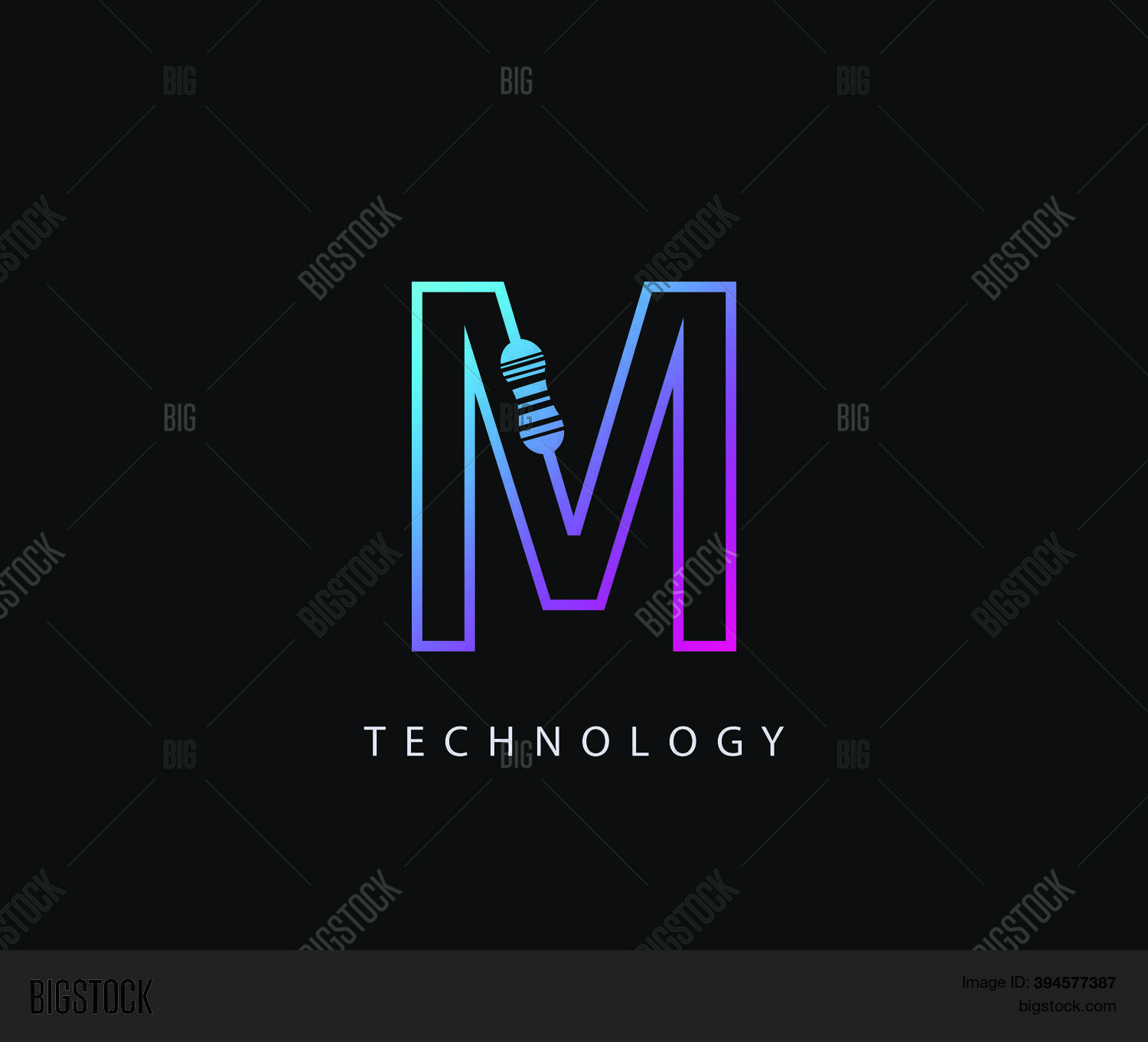 Electrical M Letter Vector & Photo (Free Trial) | Bigstock