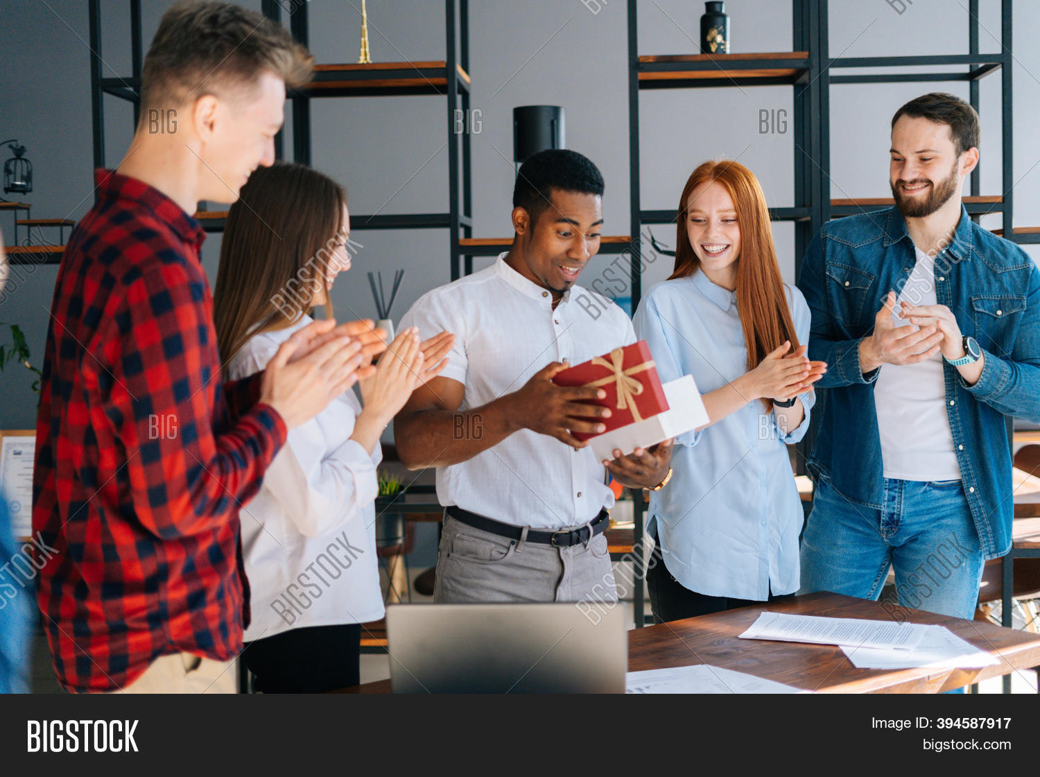 Happy Team Multi- Image & Photo (Free Trial) | Bigstock