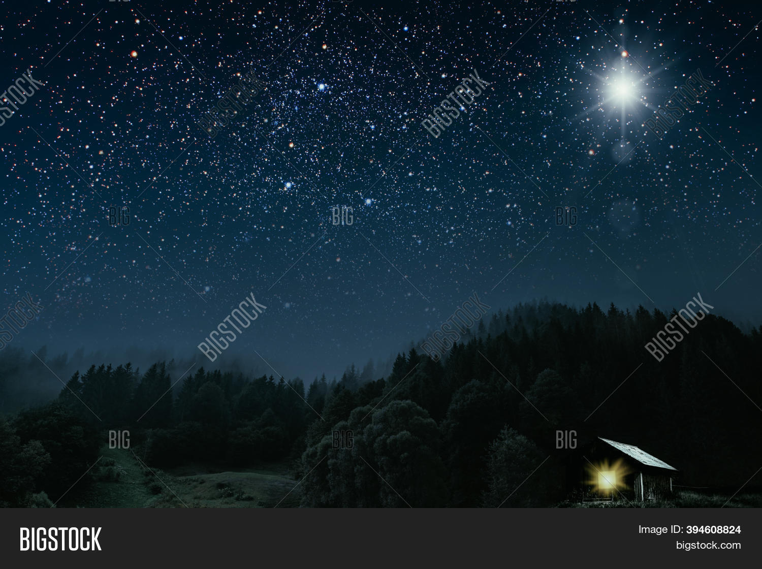 Star Shines Over Image & Photo (Free Trial) | Bigstock