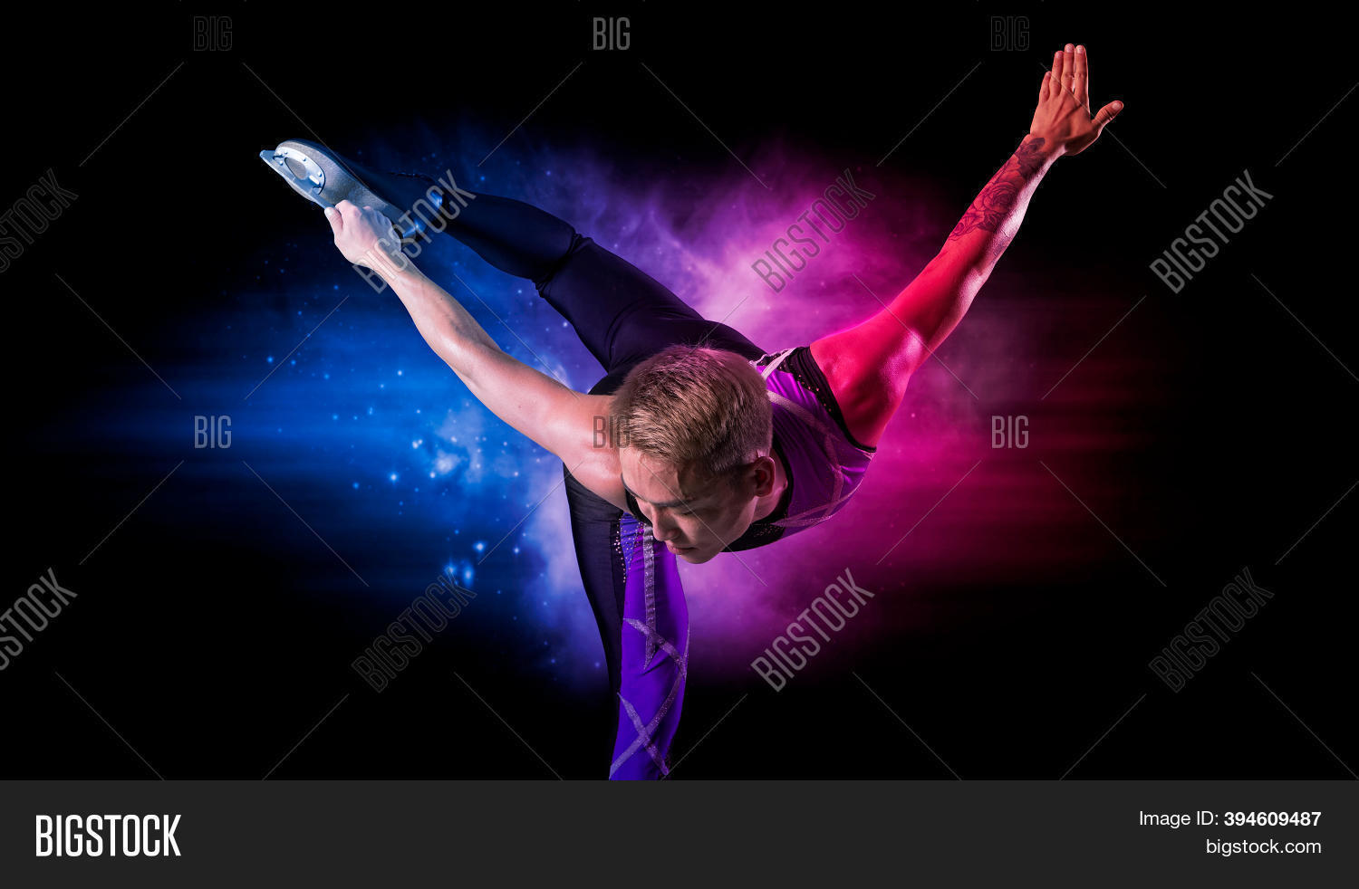 Biellmann Spin. Man Image & Photo (Free Trial) | Bigstock