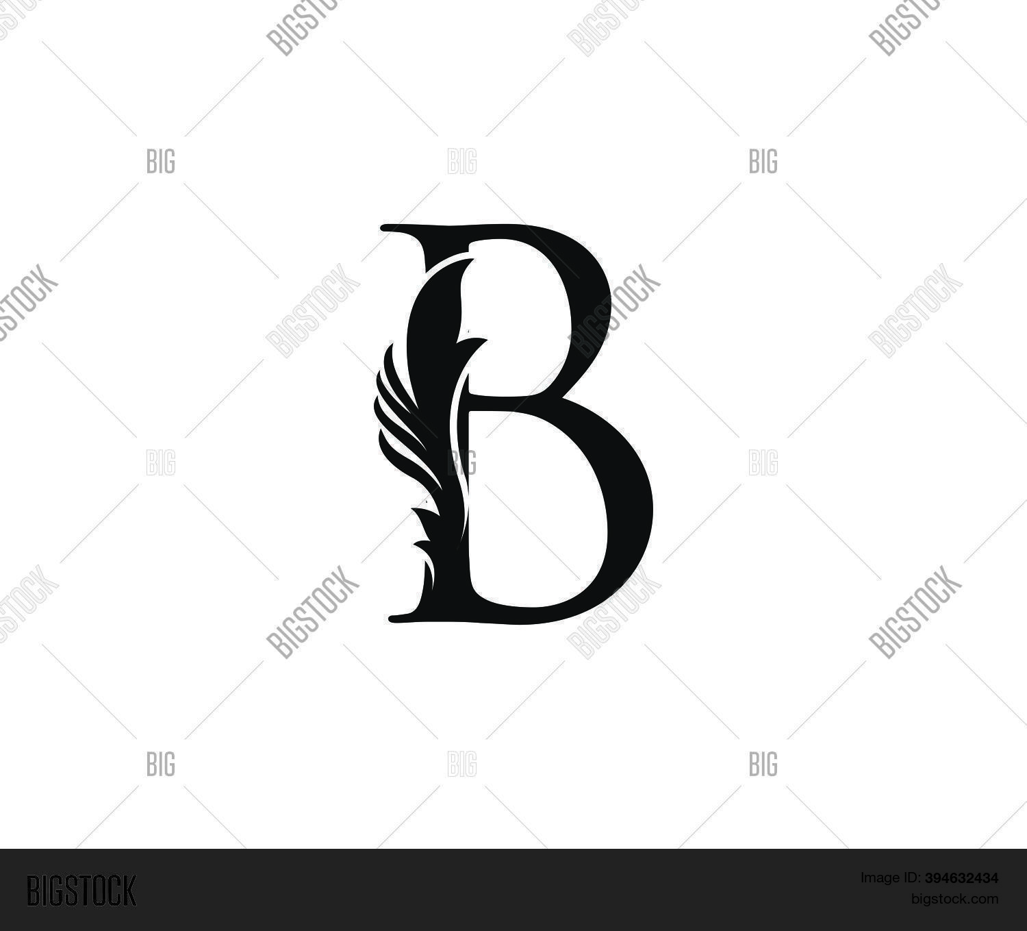 Classic B Letter Logo Vector & Photo (Free Trial) | Bigstock