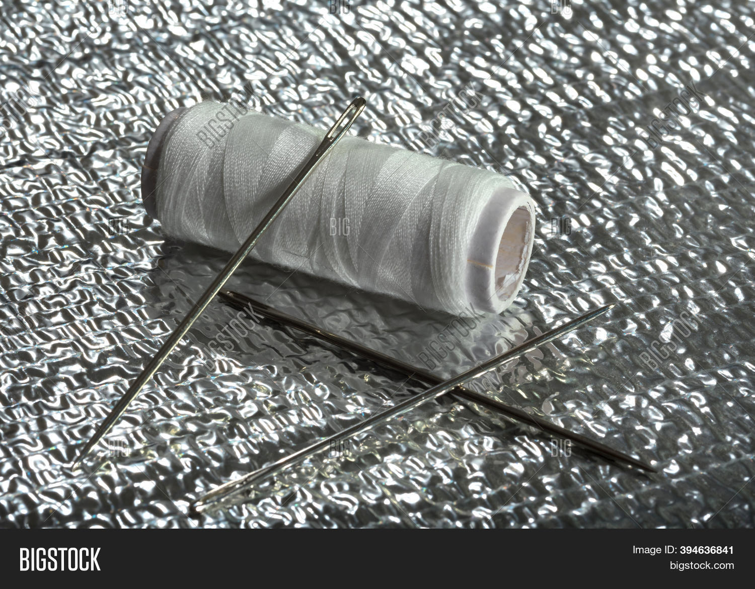 White Sewing Thread On Image & Photo (Free Trial) | Bigstock