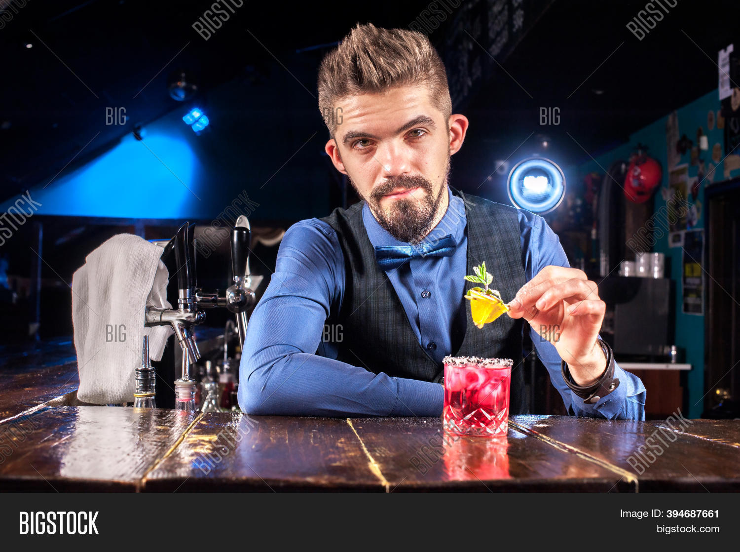Barman Makes Cocktail Image & Photo (Free Trial) | Bigstock