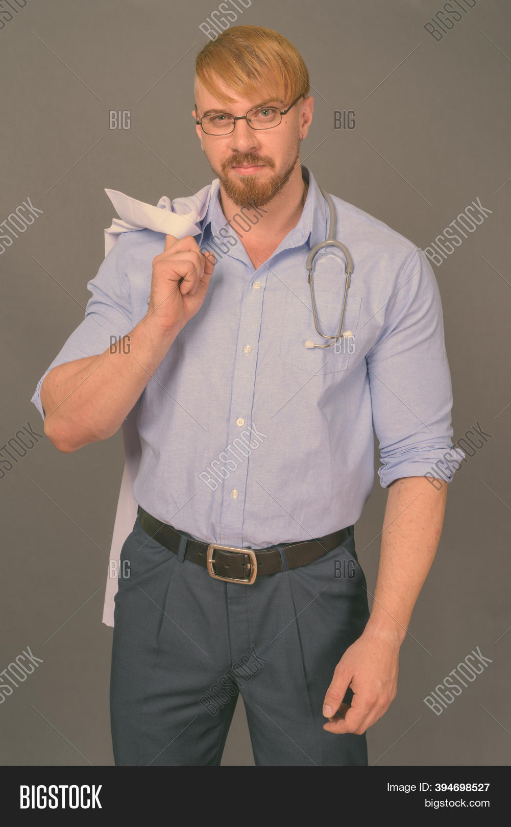 Bearded Man Doctor Image & Photo (Free Trial) | Bigstock