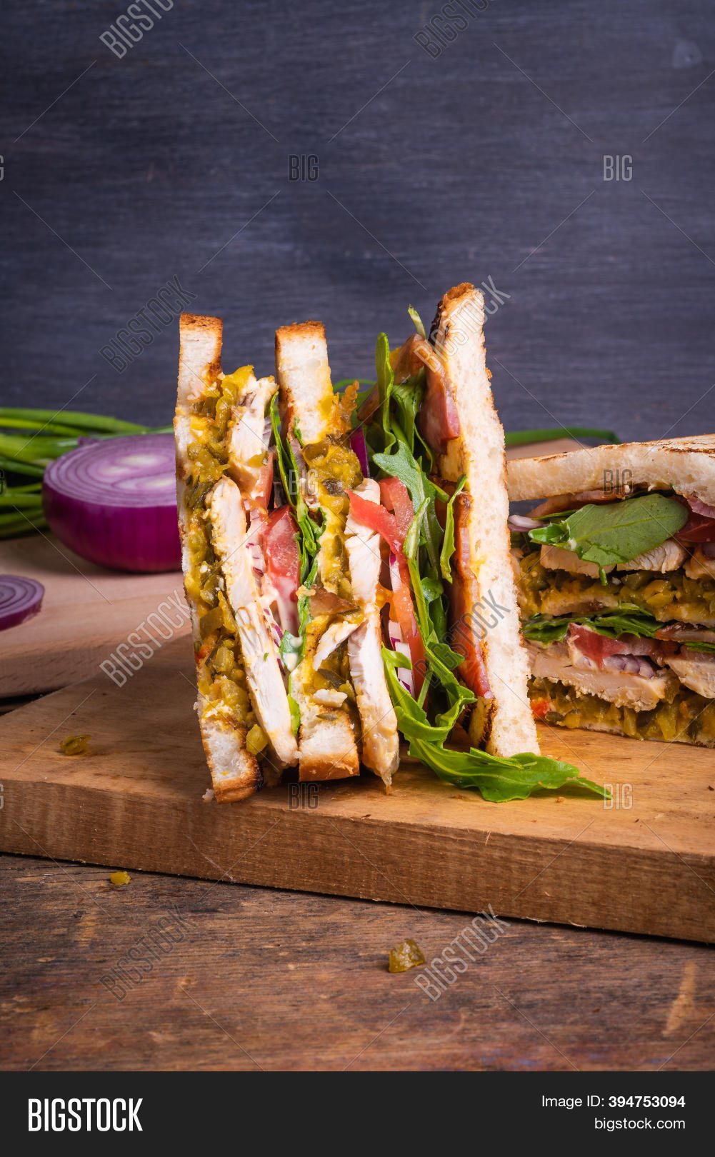 Delicious Sandwich Cut Image & Photo (Free Trial) | Bigstock