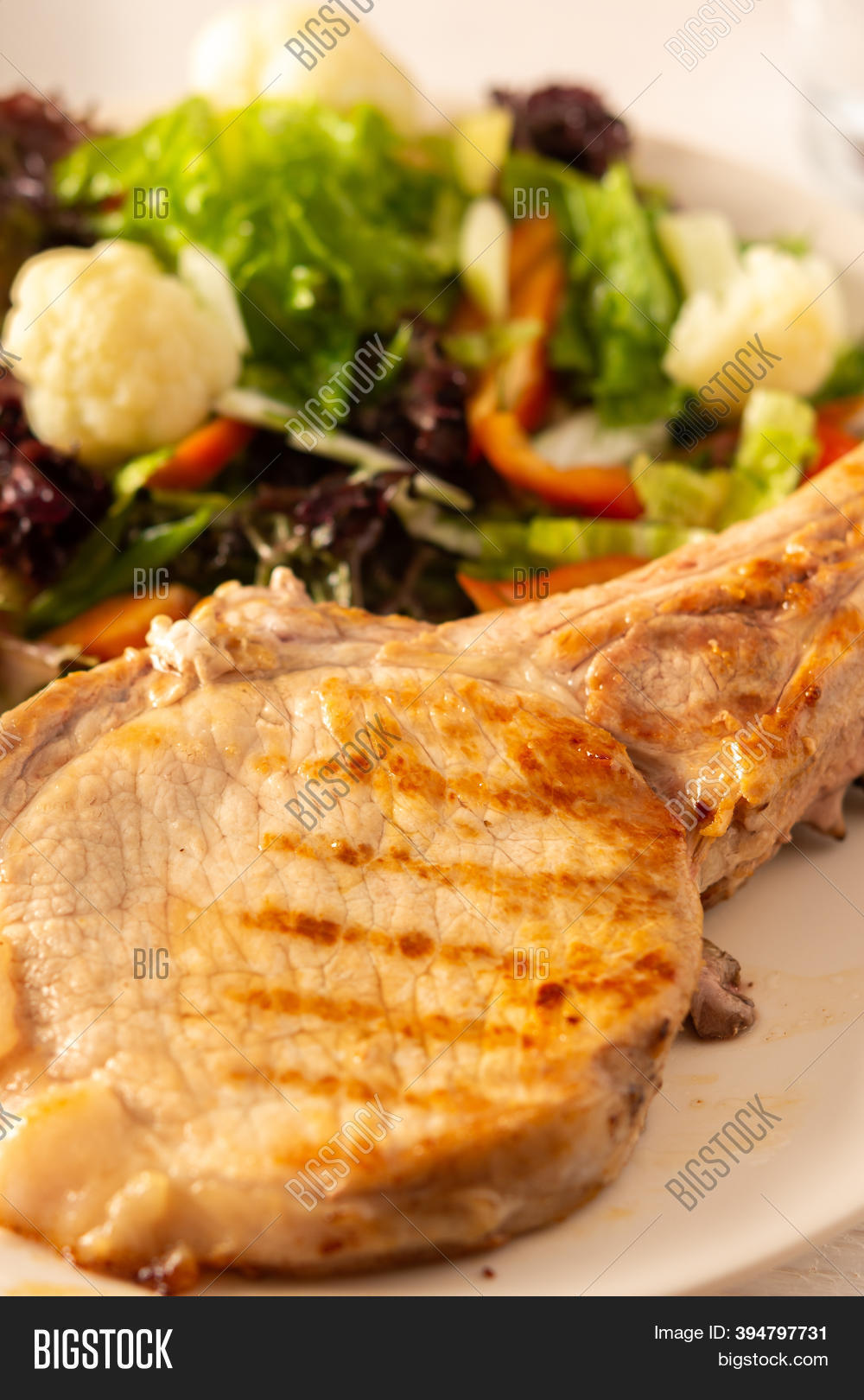 Fried Pork Entrecote Image & Photo (Free Trial) | Bigstock