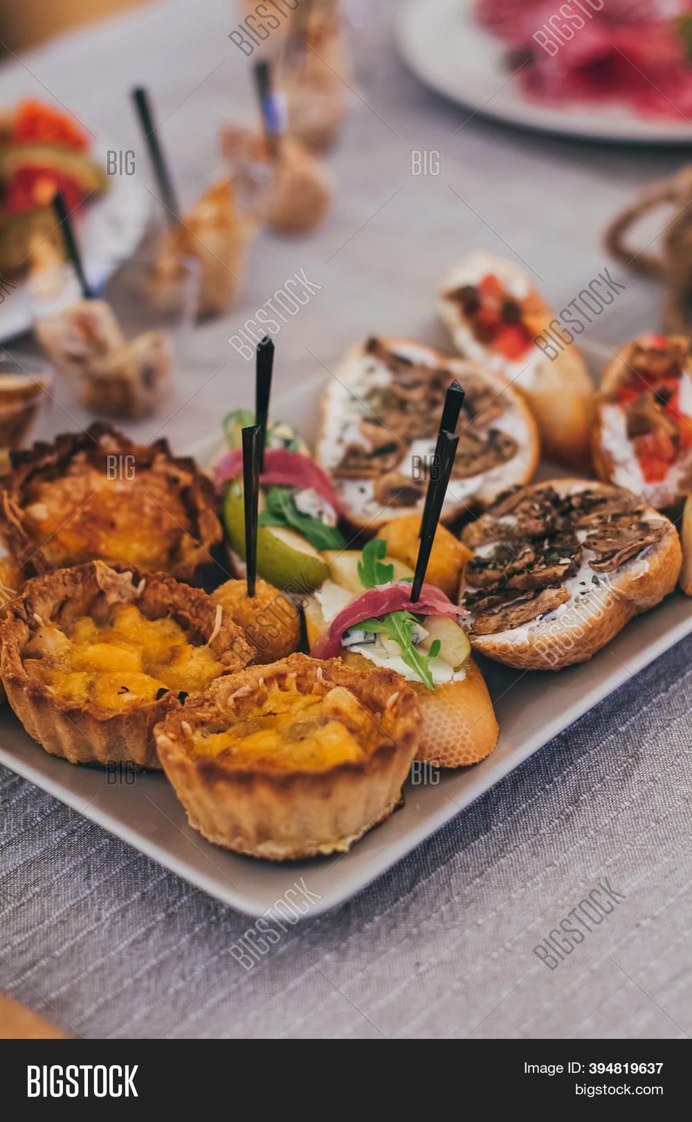 Catering Table Set Image & Photo (Free Trial) | Bigstock