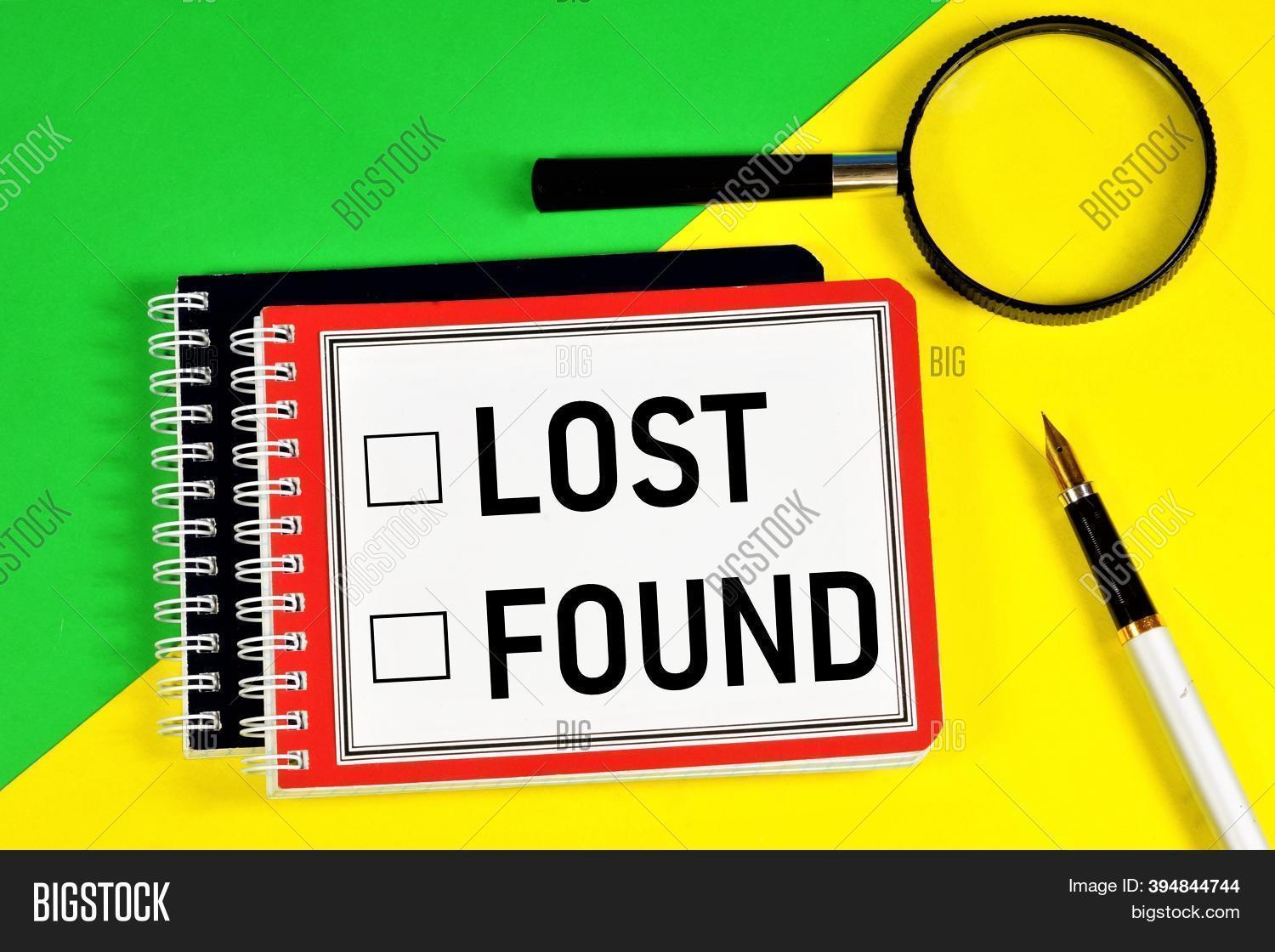Found, Lost. Text Image & Photo (Free Trial) | Bigstock