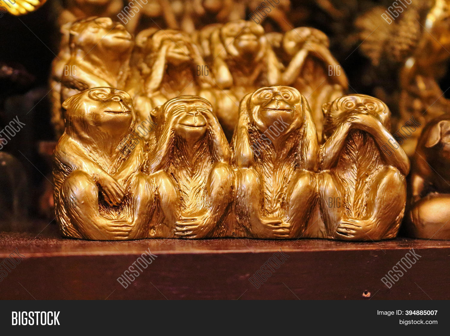 Four Wise Monkeys - Image & Photo (Free Trial) | Bigstock