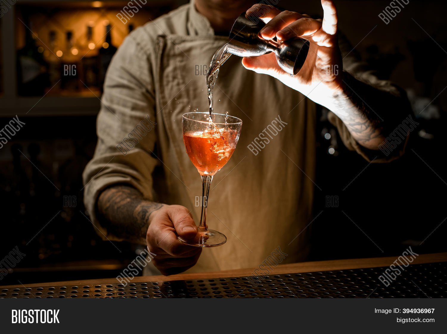 Male Bartender Holds Image & Photo (Free Trial) | Bigstock
