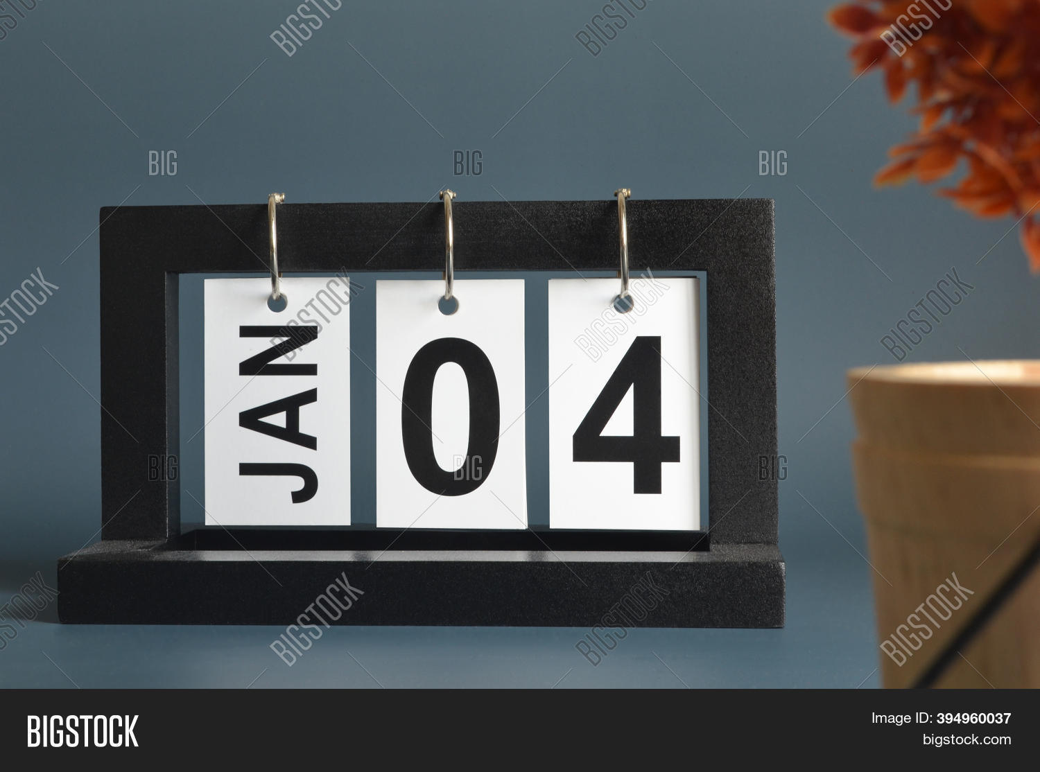 January 4, Date Design Image & Photo (Free Trial) | Bigstock