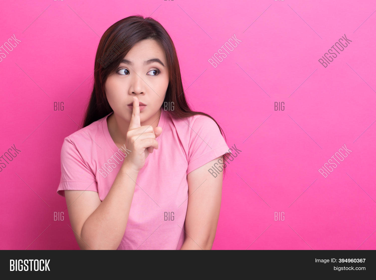 Asian Woman Make Quiet Image & Photo (Free Trial) | Bigstock