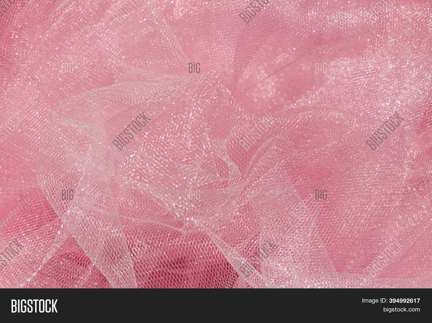 Pink Tulle Fabric Image & Photo (Free Trial) | Bigstock