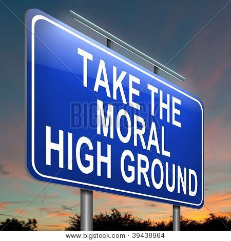 Moral High Ground Image & Photo (Free Trial) | Bigstock