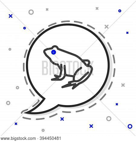 Line Frog Icon Vector & Photo (Free Trial) | Bigstock
