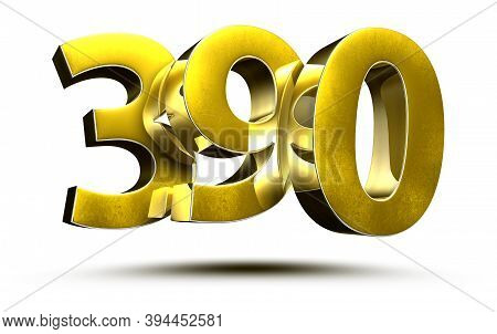 Gold Numbers 390 Image & Photo (Free Trial) | Bigstock