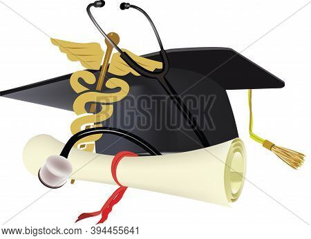 Parchment Degree Vector & Photo (Free Trial) | Bigstock