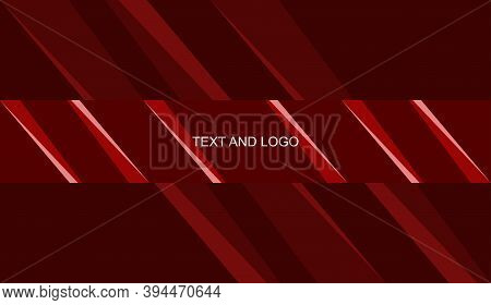 Channel Banner Red Vector & Photo (Free Trial) | Bigstock