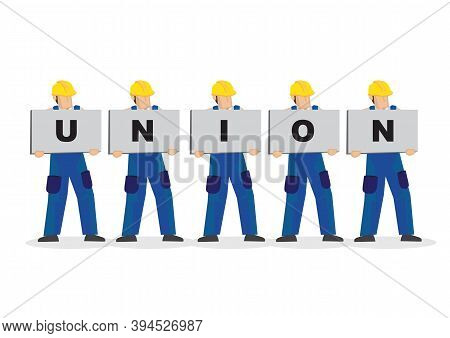 Group Blue Collar Vector & Photo (Free Trial) | Bigstock