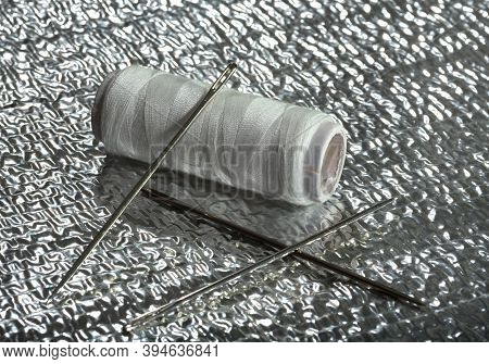 White Sewing Thread On Image & Photo (Free Trial) | Bigstock