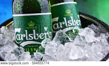 Bottles Carlsberg Beer Image & Photo (Free Trial) | Bigstock