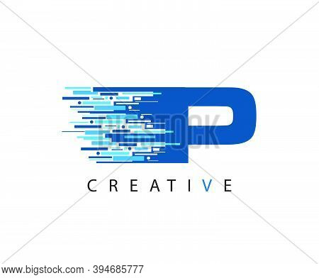Letter P Digital Vector & Photo (Free Trial) | Bigstock