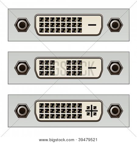 Vector Dvi Digital Pc Vector & Photo (Free Trial) | Bigstock