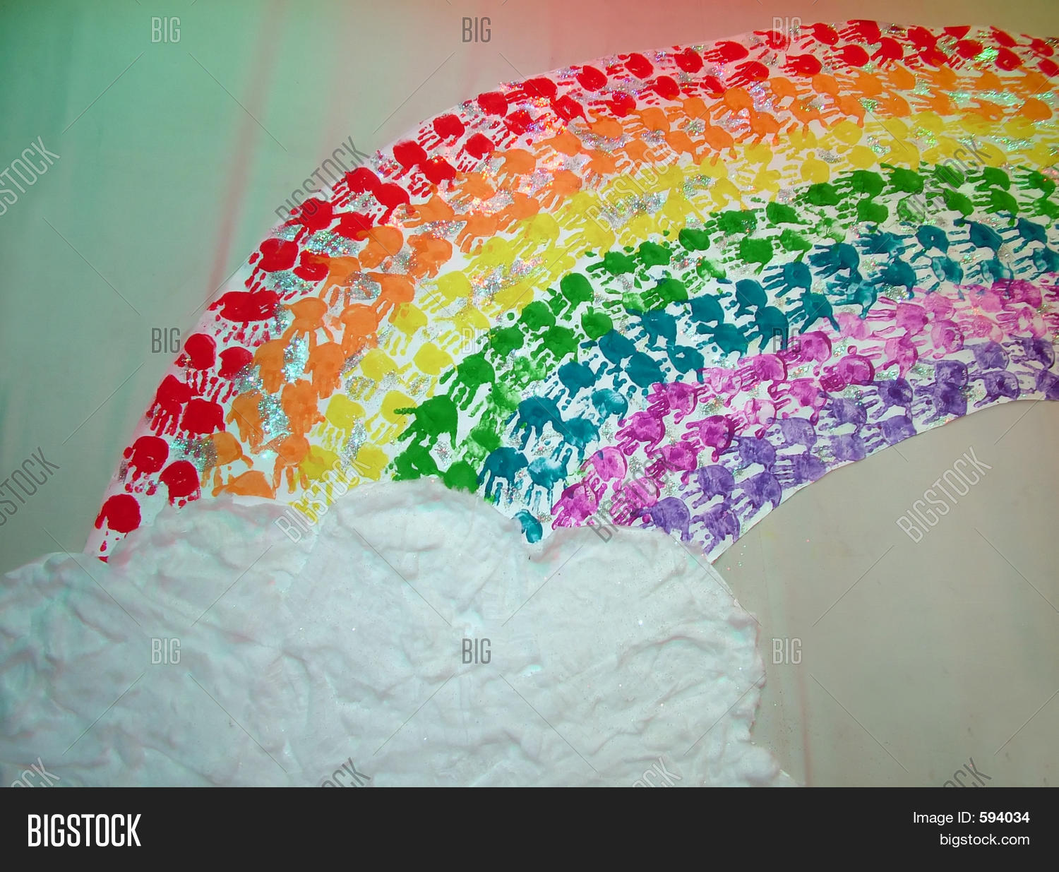 Rainbow Hands Cloud Image & Photo (Free Trial) | Bigstock