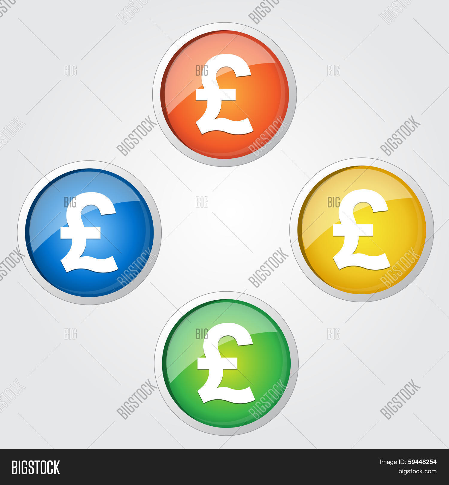 Pound Sign Rounded Vector & Photo (Free Trial) | Bigstock