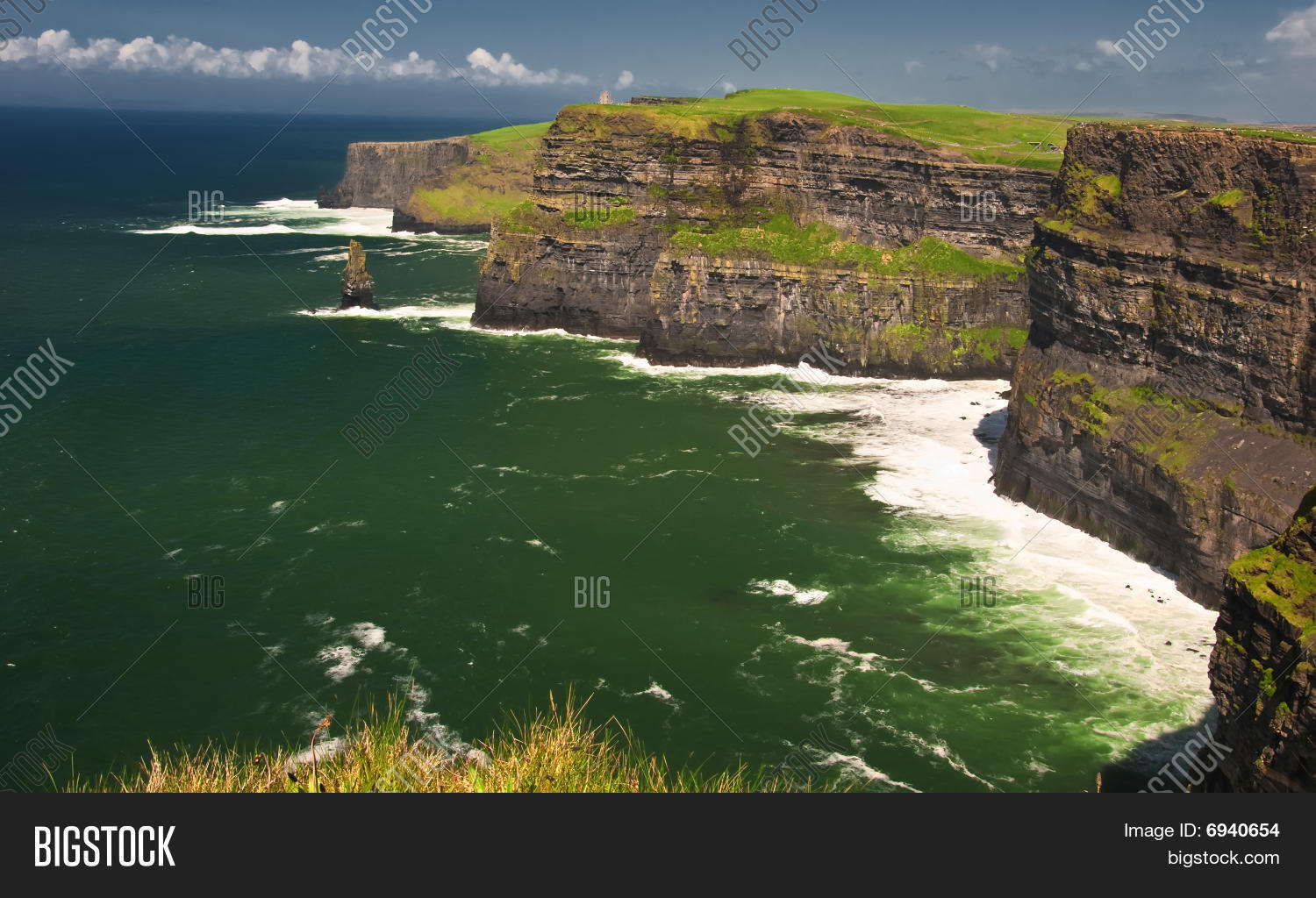 Famous Irish Cliffs On Image & Photo (Free Trial) | Bigstock