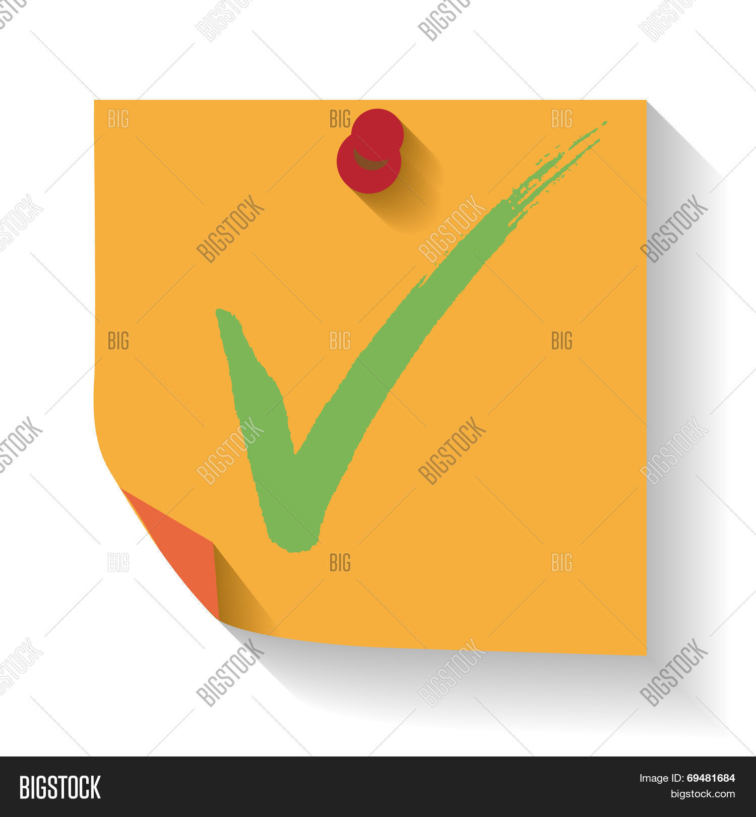 Hand Drawn Check Mark Vector & Photo (Free Trial) | Bigstock
