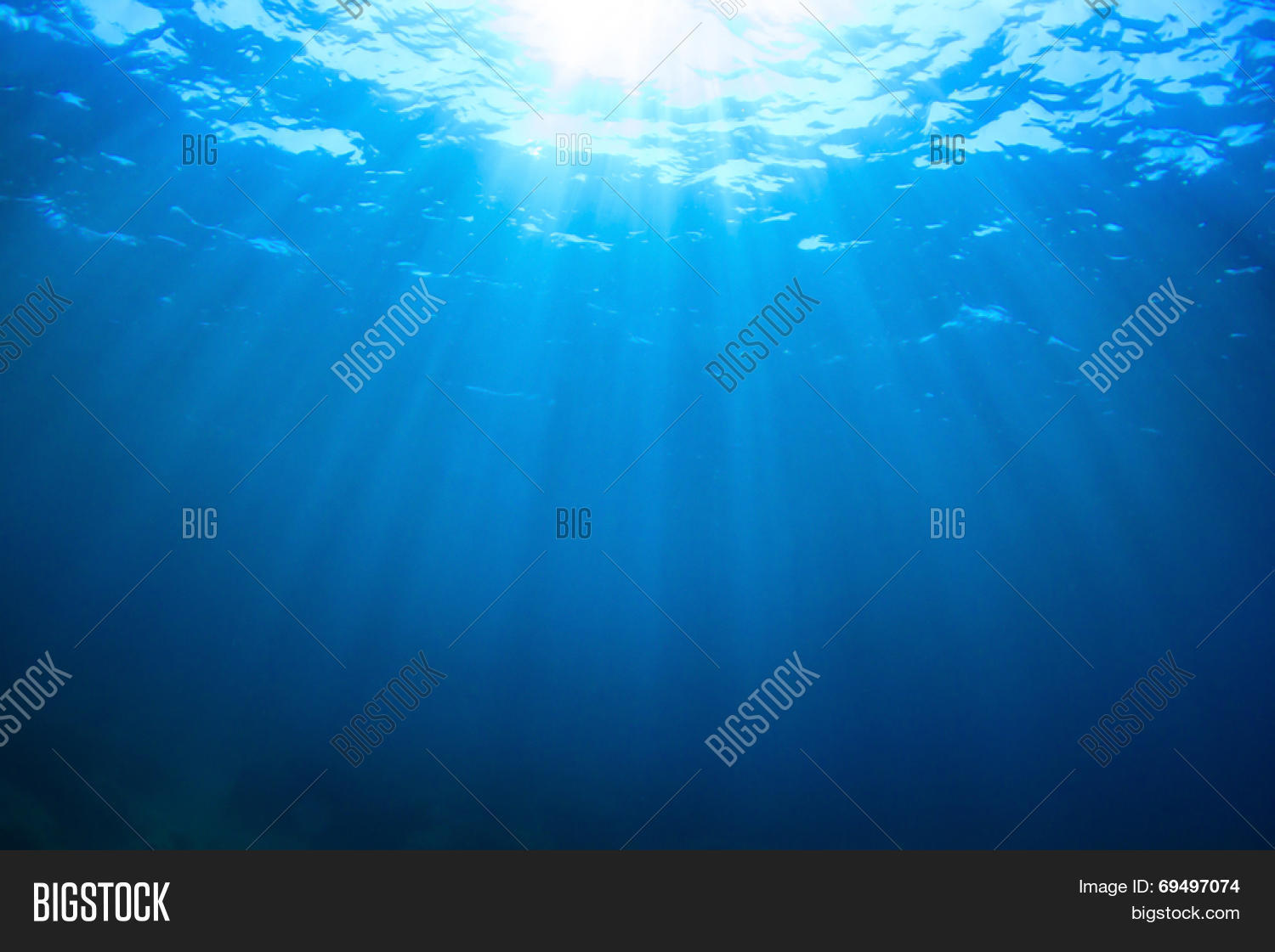 Underwater Blue Image & Photo (Free Trial) | Bigstock