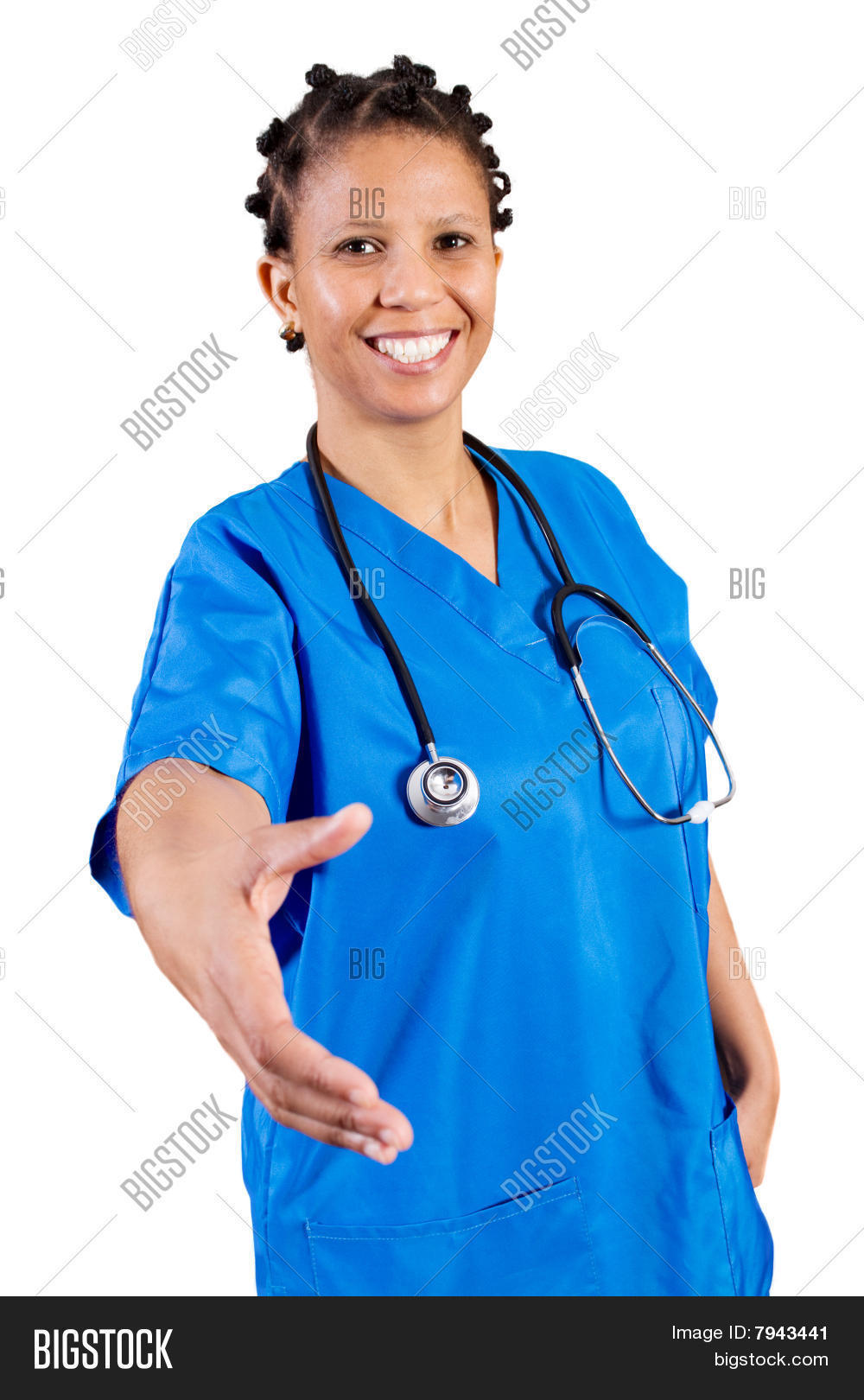 Happy African Nurse Image & Photo (Free Trial) | Bigstock