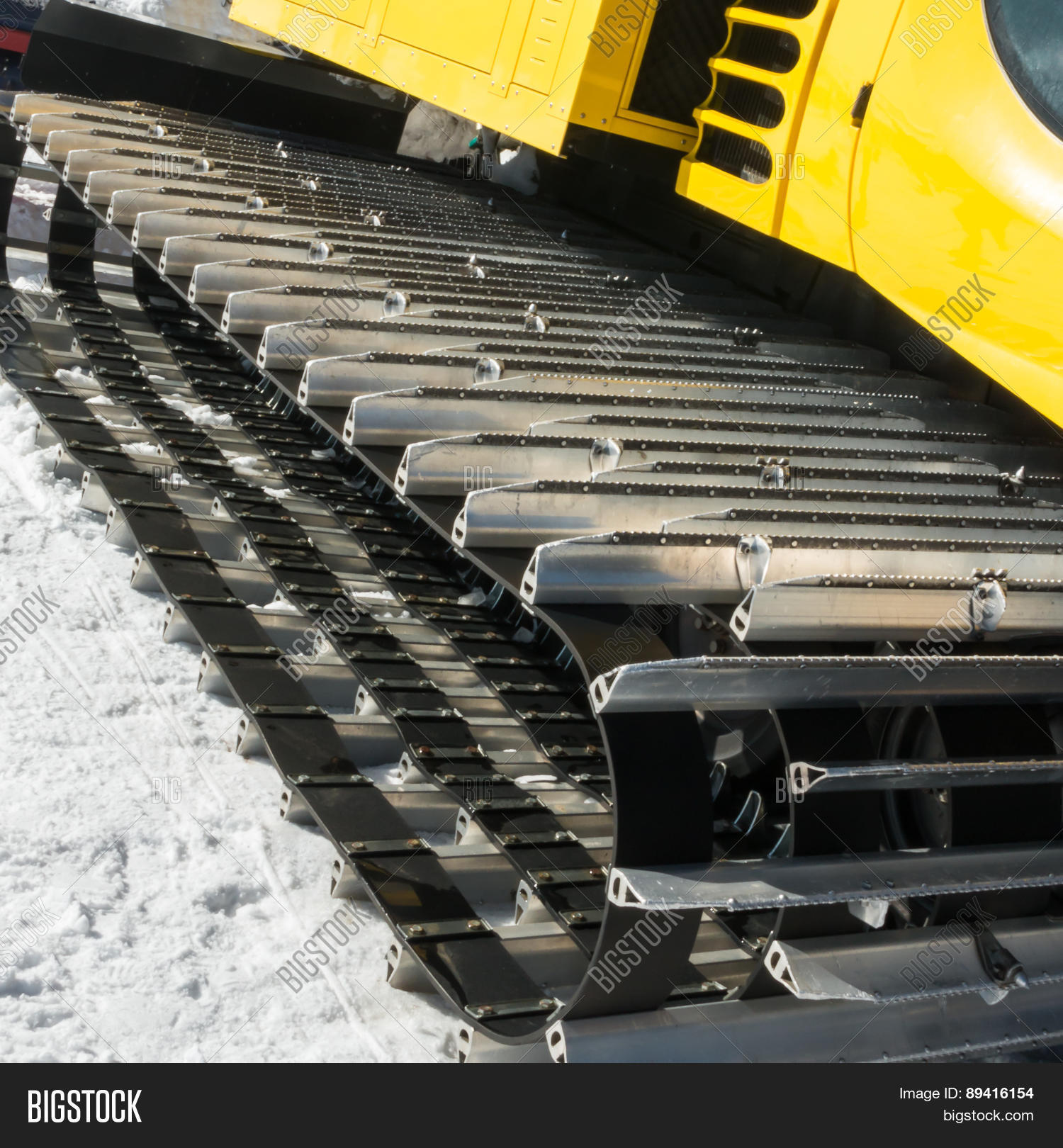 Yellow Tracked Vehicle Image & Photo (Free Trial) | Bigstock
