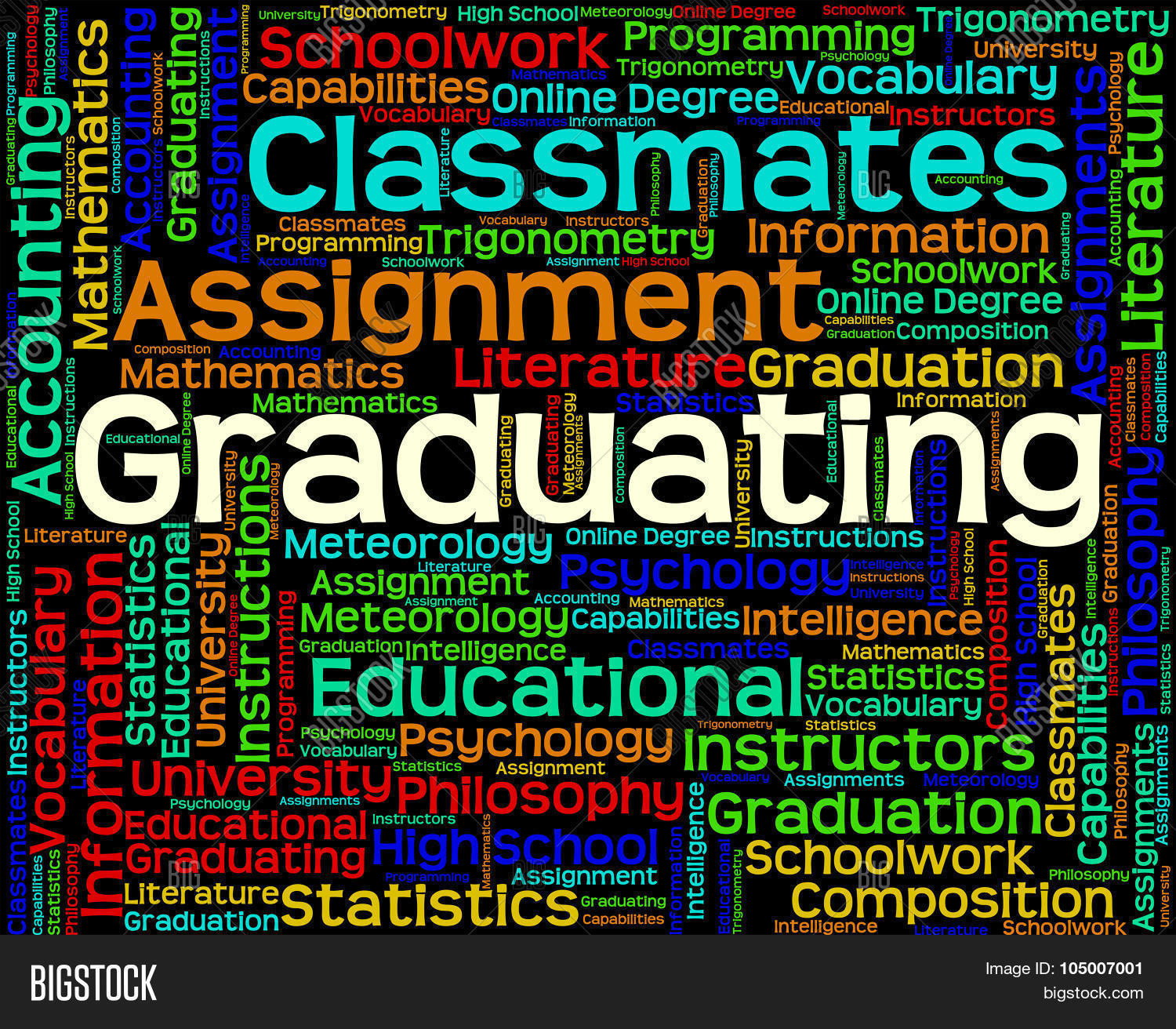 Graduating Word Image & Photo (Free Trial) | Bigstock