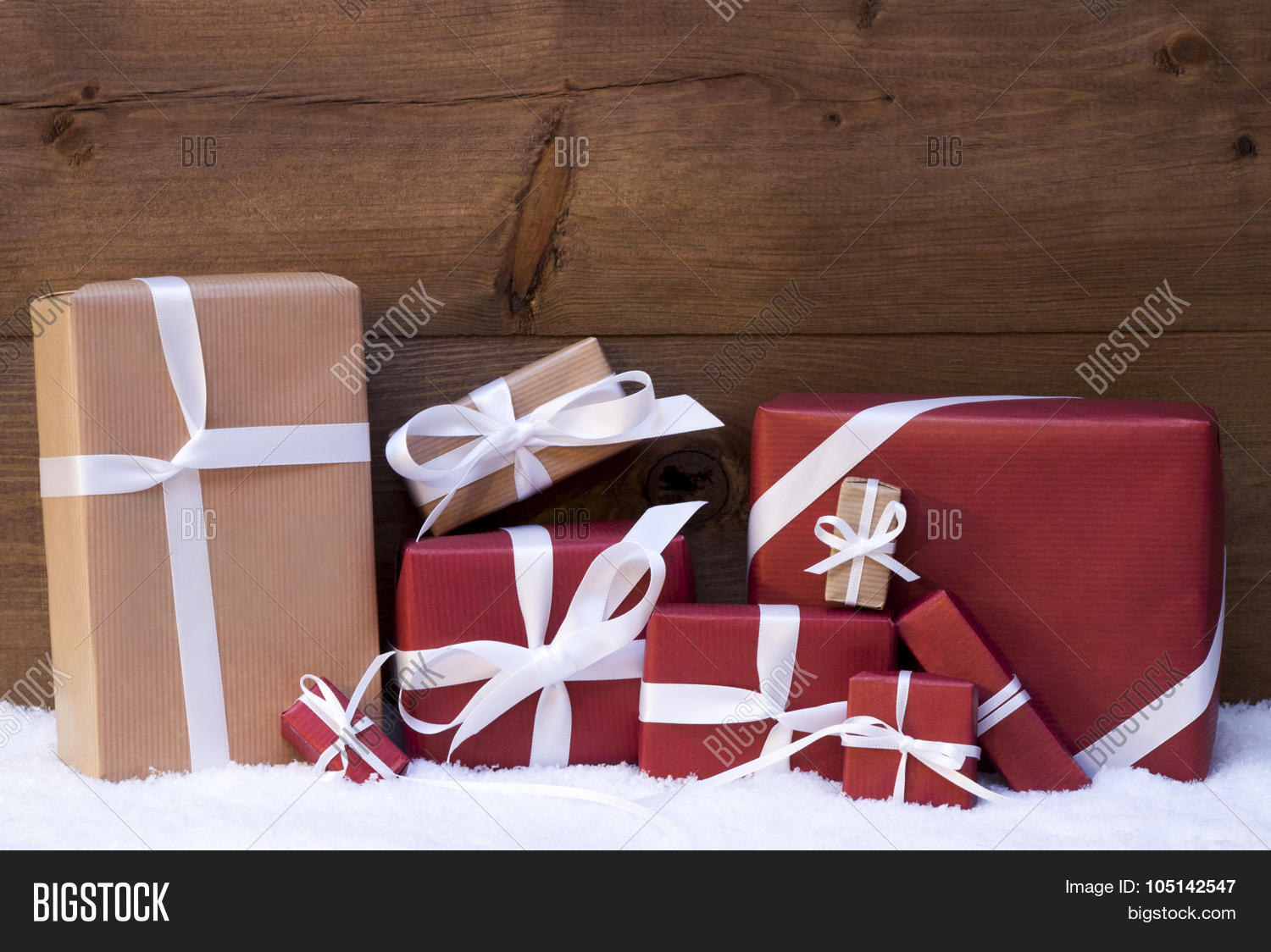 Red Christmas Gifts Image & Photo (Free Trial) | Bigstock