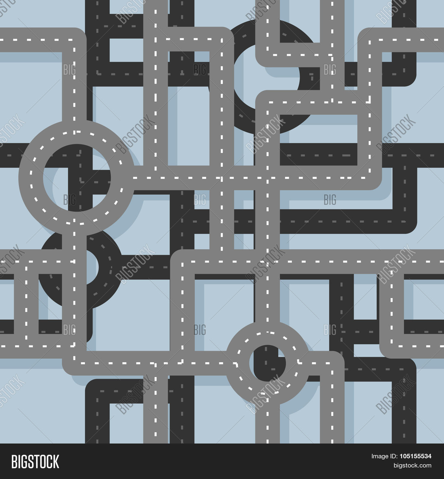 Road Seamless Pattern Vector & Photo (Free Trial) | Bigstock