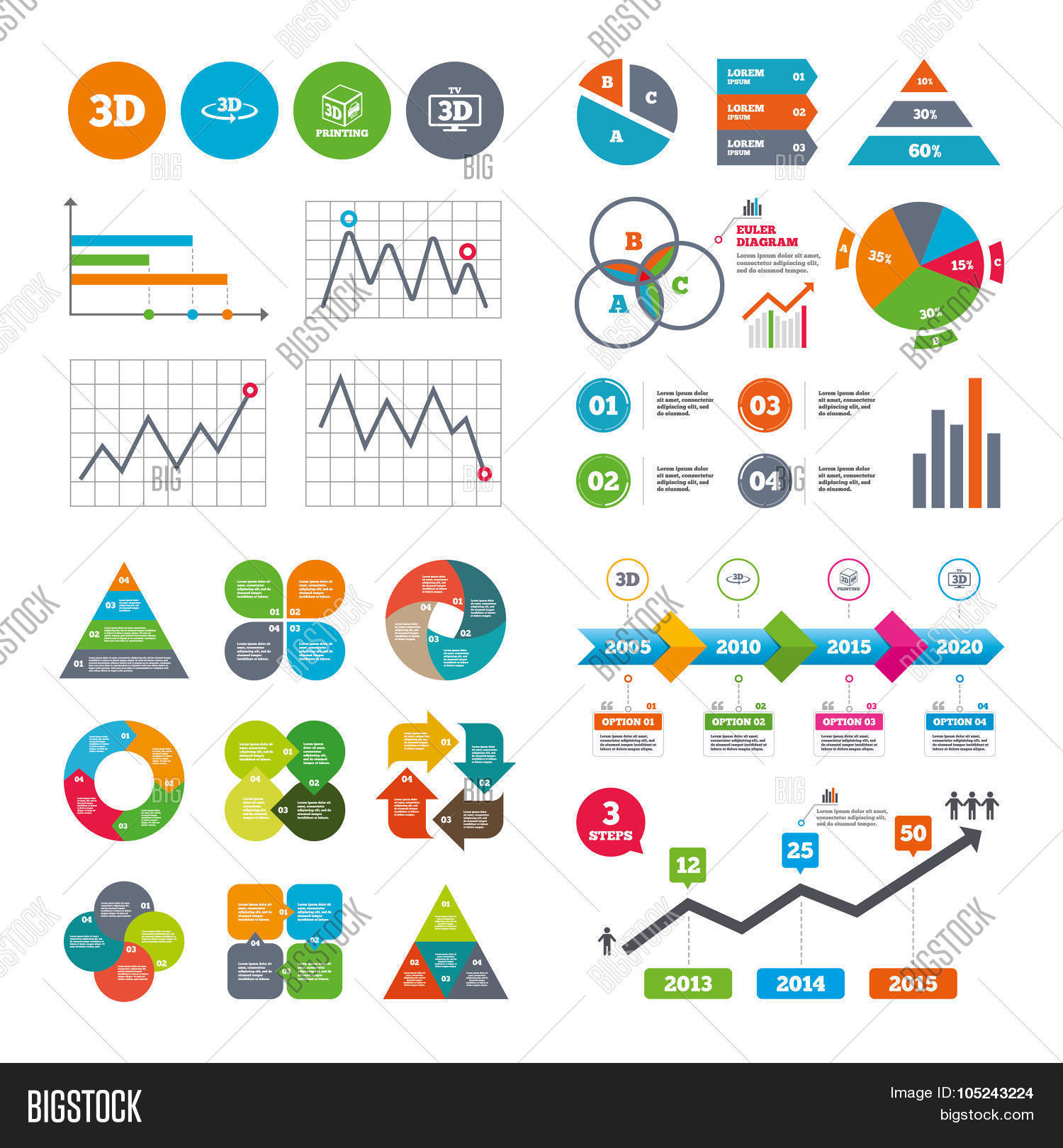 3d Technology Icons. Vector & Photo (Free Trial) | Bigstock