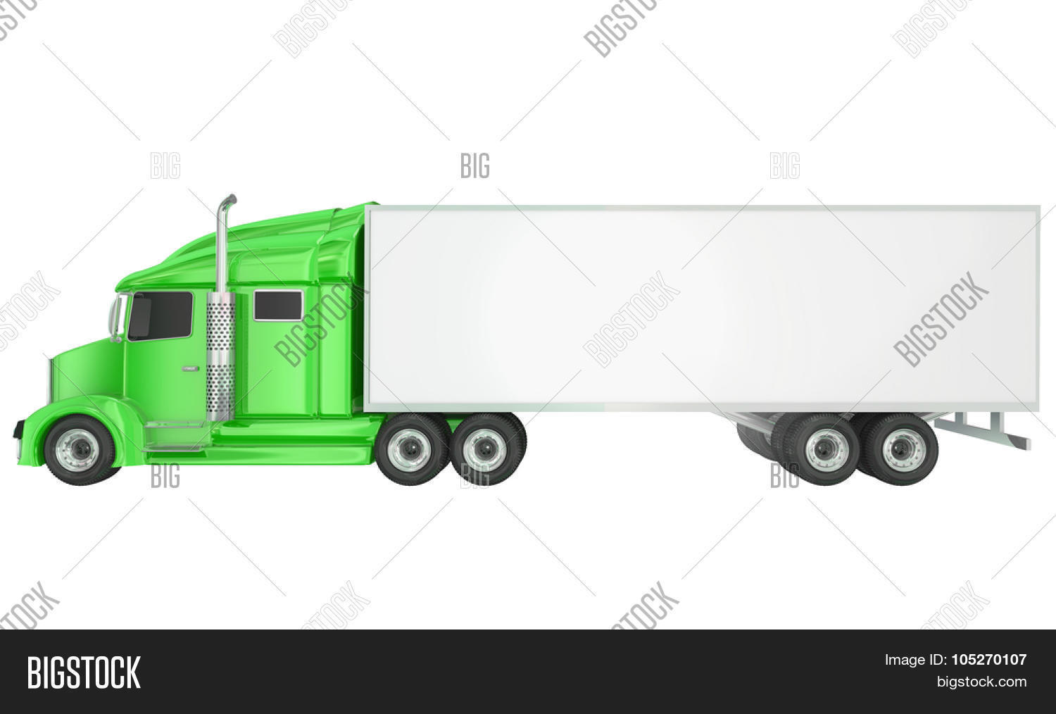 Green Cab On Isolated Image & Photo (Free Trial) | Bigstock