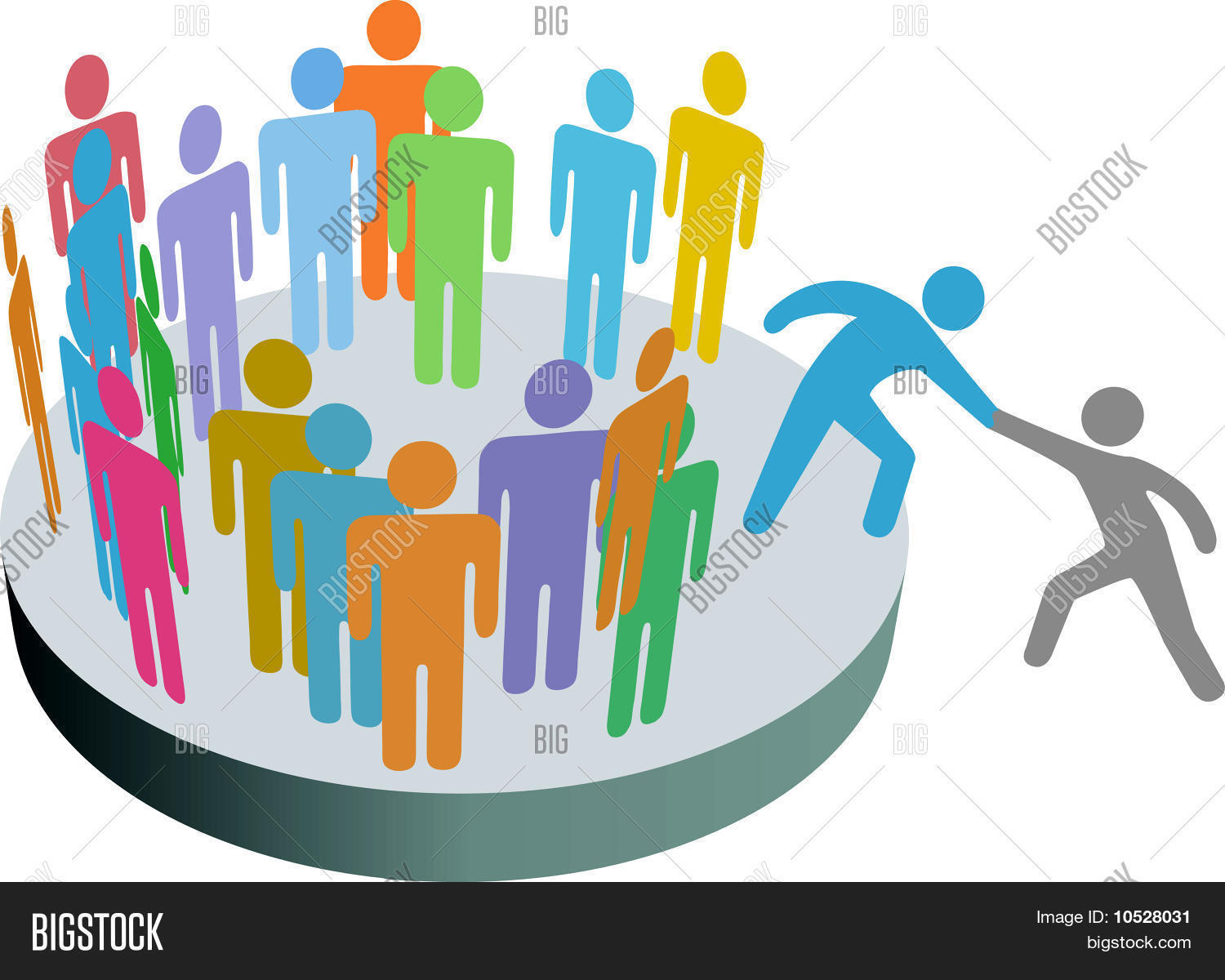 Helper Helps Person Vector & Photo (Free Trial) | Bigstock